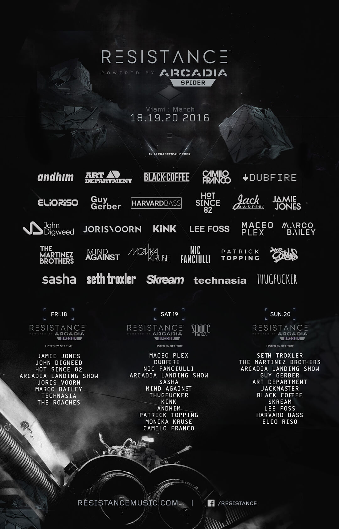 Resistance Debuts Miami 2016 Trailer Featuring Arcadia Spider - Road to ...